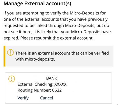 Add External Accounts in Online and Mobile Banking